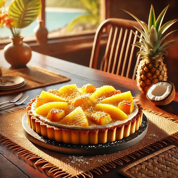 Shell’s Kitchen with Chef Garden Clam’Sea: Pineapple and Coconut Tart ...