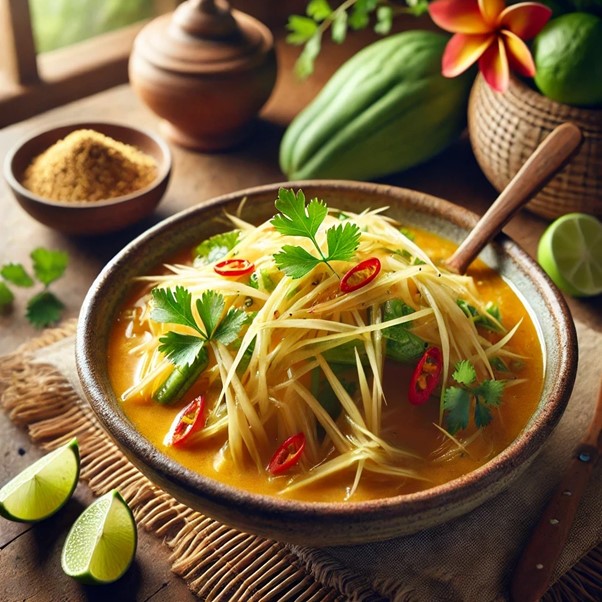 Chef Garden Clam’Sea’s Green Papaya Curry – A Savory Island Favorite ...