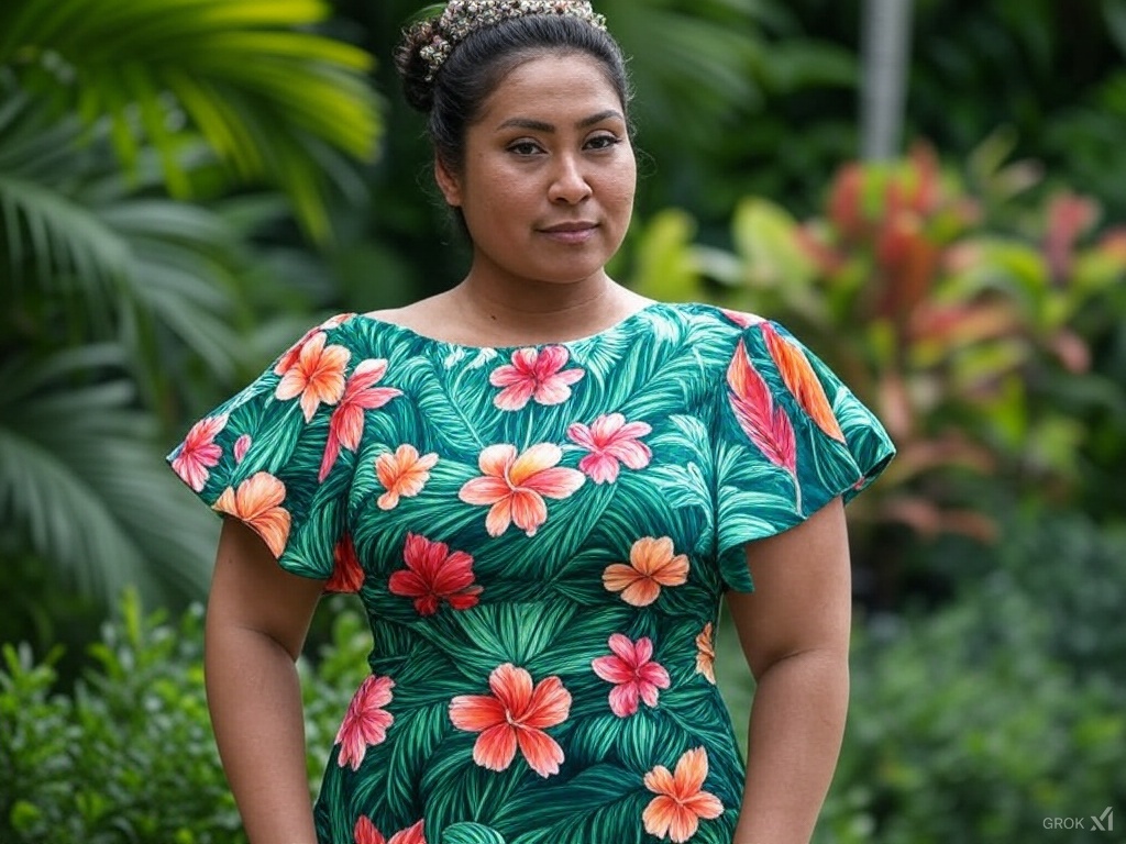 AI Fashion Spotlight: Blossoming Beauty for the Cook Islands Tiare ...